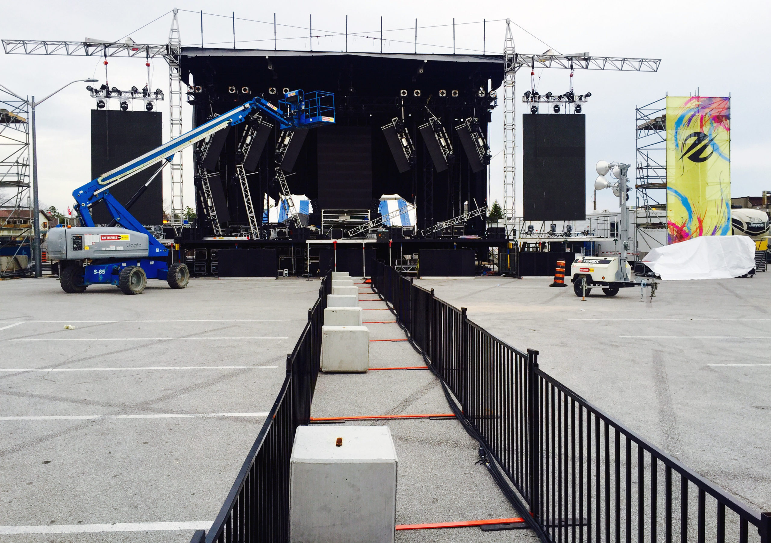 Live Performance Event Fencing | Modu-Loc Canada